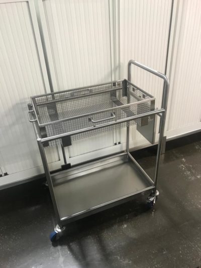 Stainless steel mobile trolley – Mungret Engineering Limerick