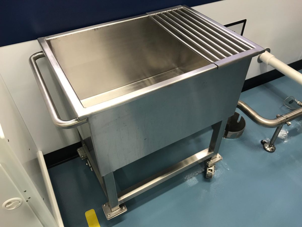 Stainless steel mobile sink – Mungret Engineering Limerick