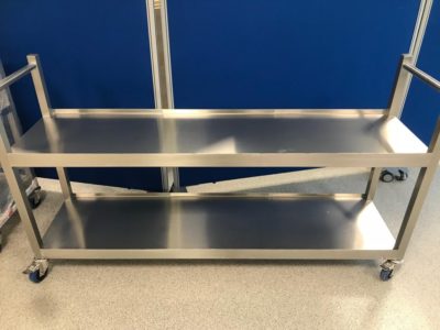 Mobile stainless steel trolley – Mungret Engineering Limerick